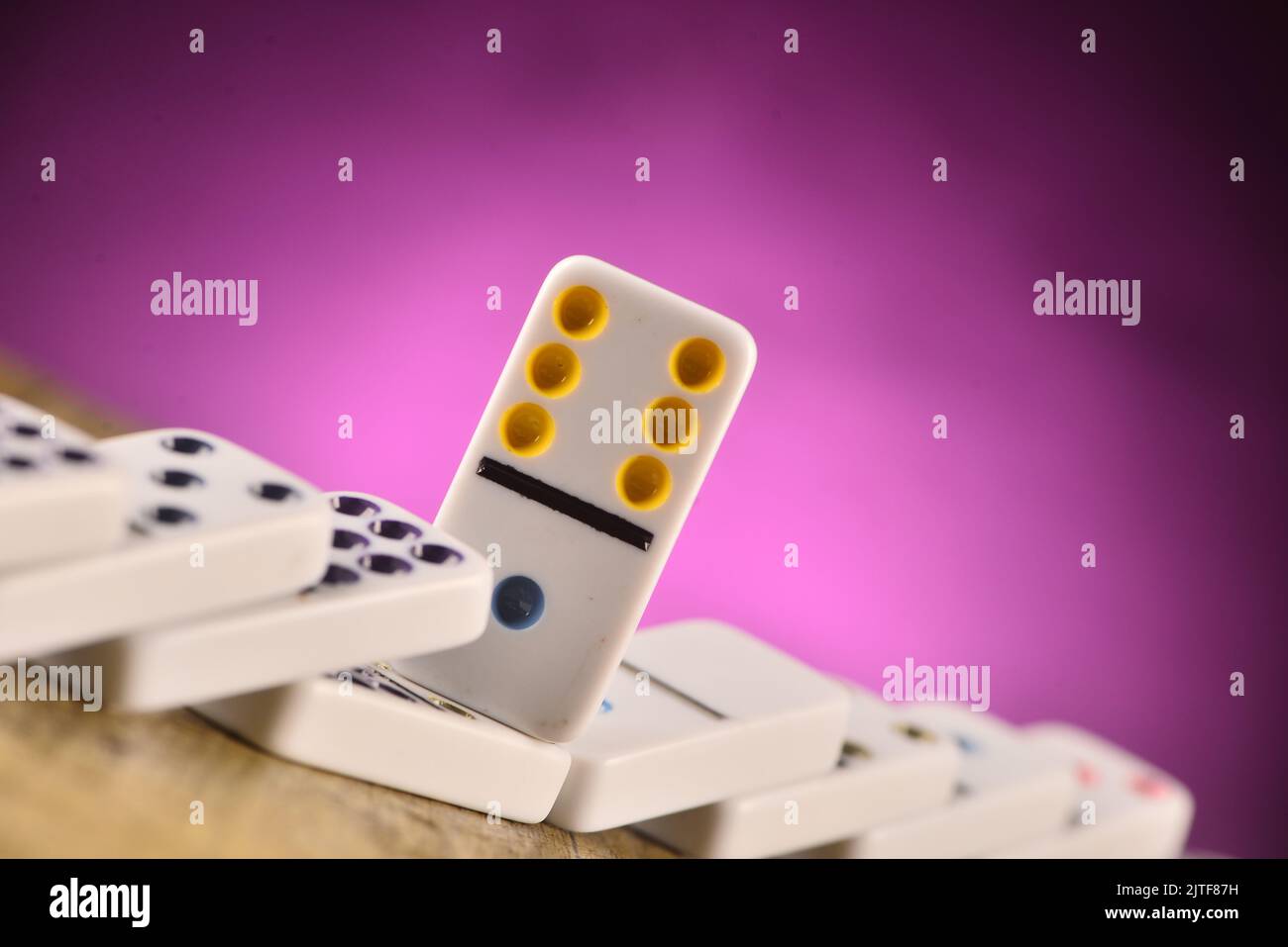 Table domino game hi-res stock photography and images - Alamy