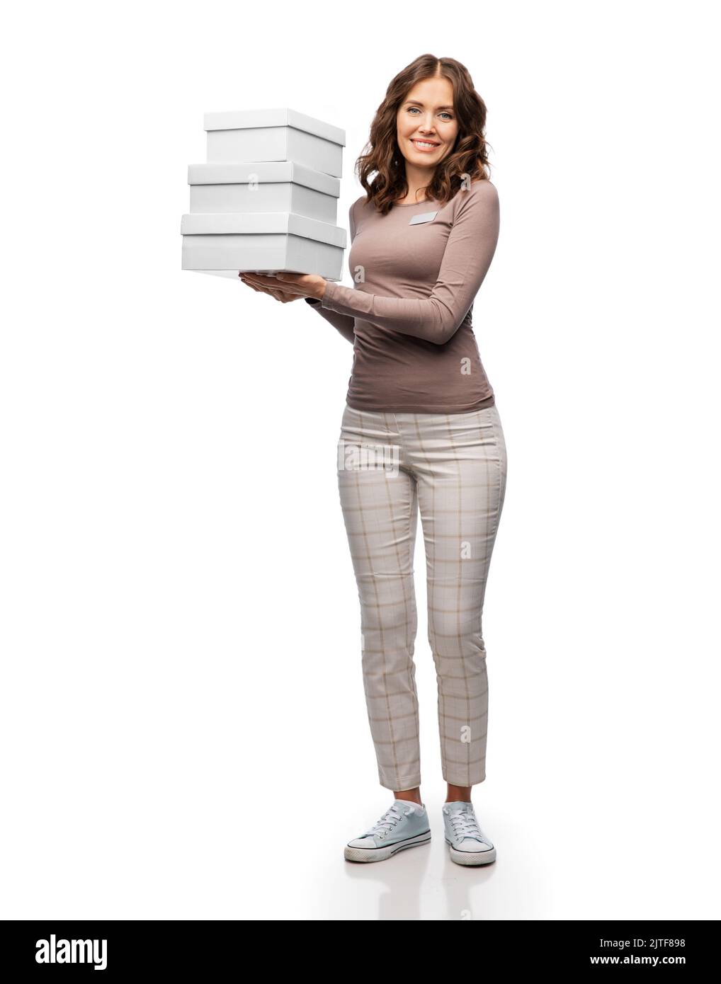 Holding shoe box hi-res stock photography and images - Alamy