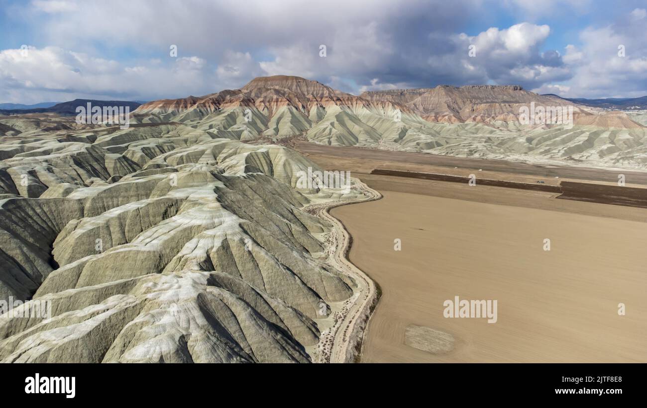 mountains that formed interesting shapes over time Stock Photo - Alamy
