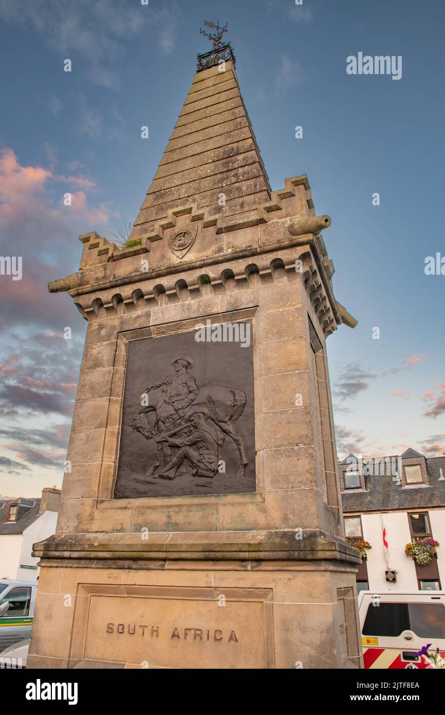 War memorial, Beauly, near Inverness, Highland, Scotland Stock Photo ...