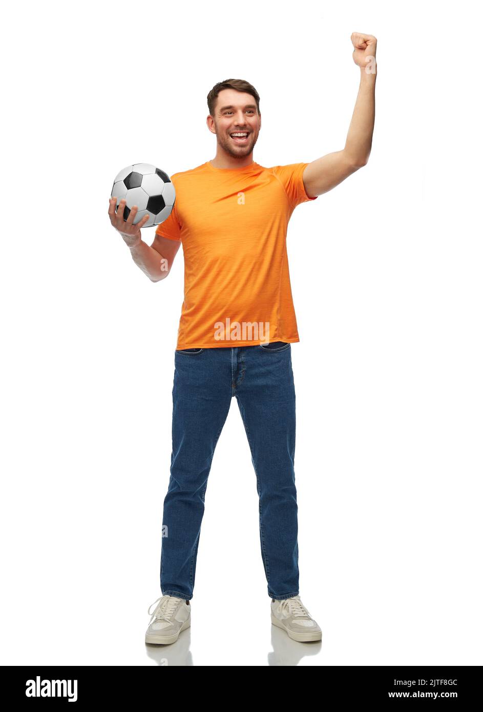 Sport football celebrating smiling hi-res stock photography and images ...