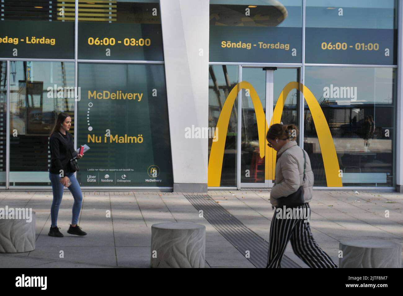 Hyllie-Malmo /Sweden/30 August 2022/American fst food chain McDonld in ...