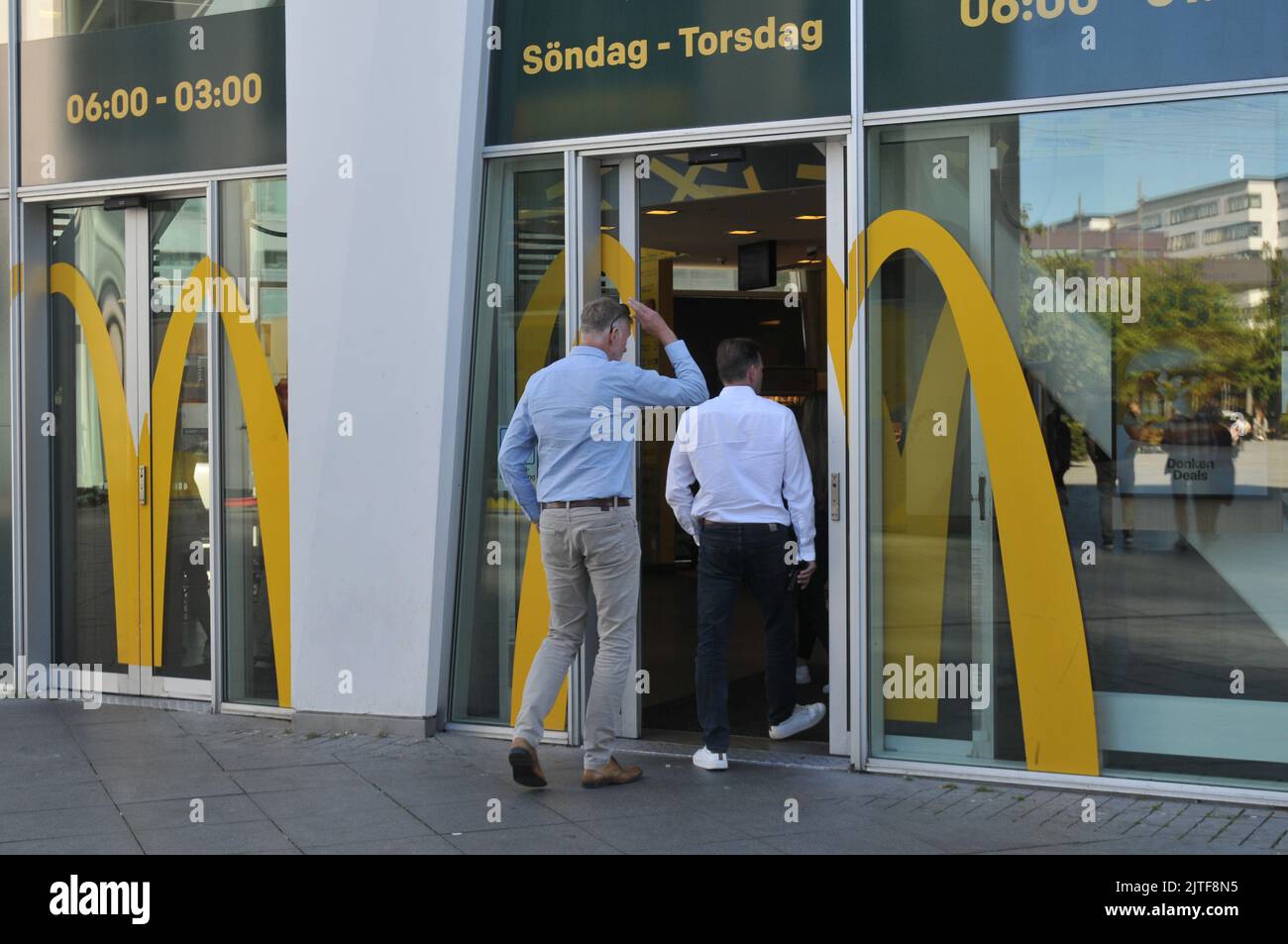 Hyllie-Malmo /Sweden/30 August 2022/American fst food chain McDonld in ...