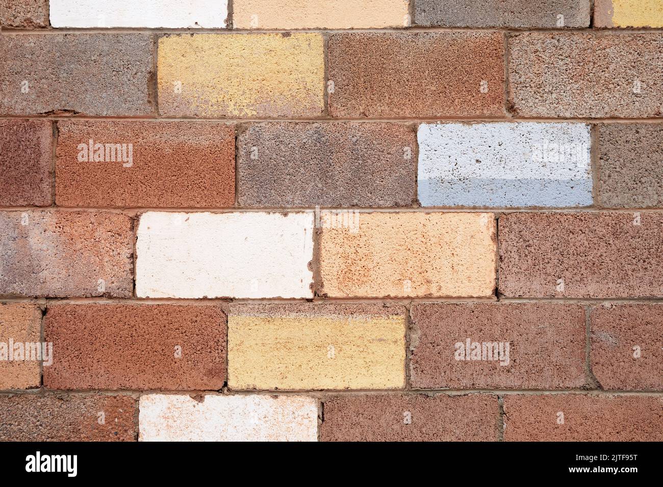 Close-up of cinder block wall Stock Photo - Alamy
