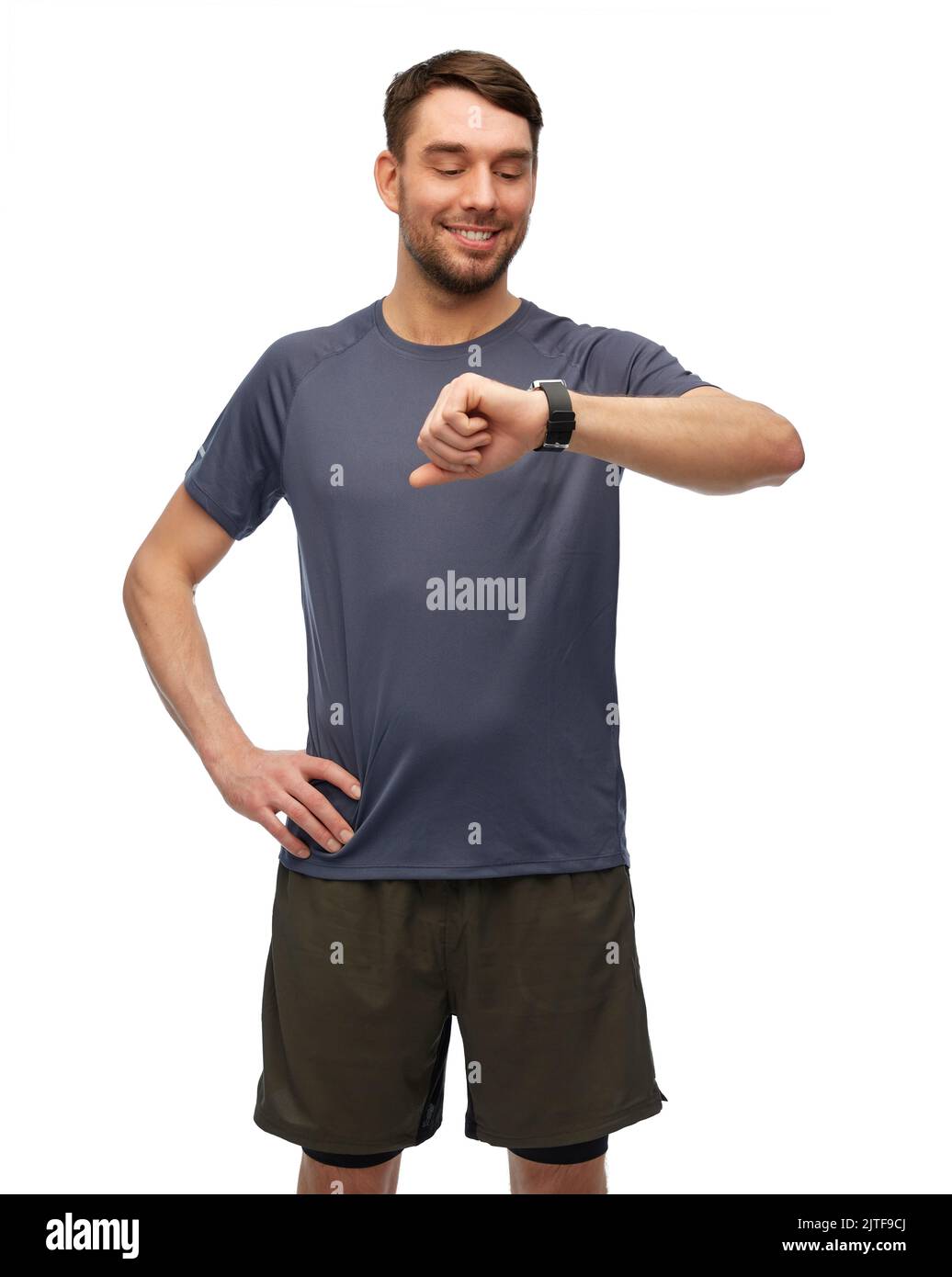 Smart technology sport smiling hi-res stock photography and images - Alamy