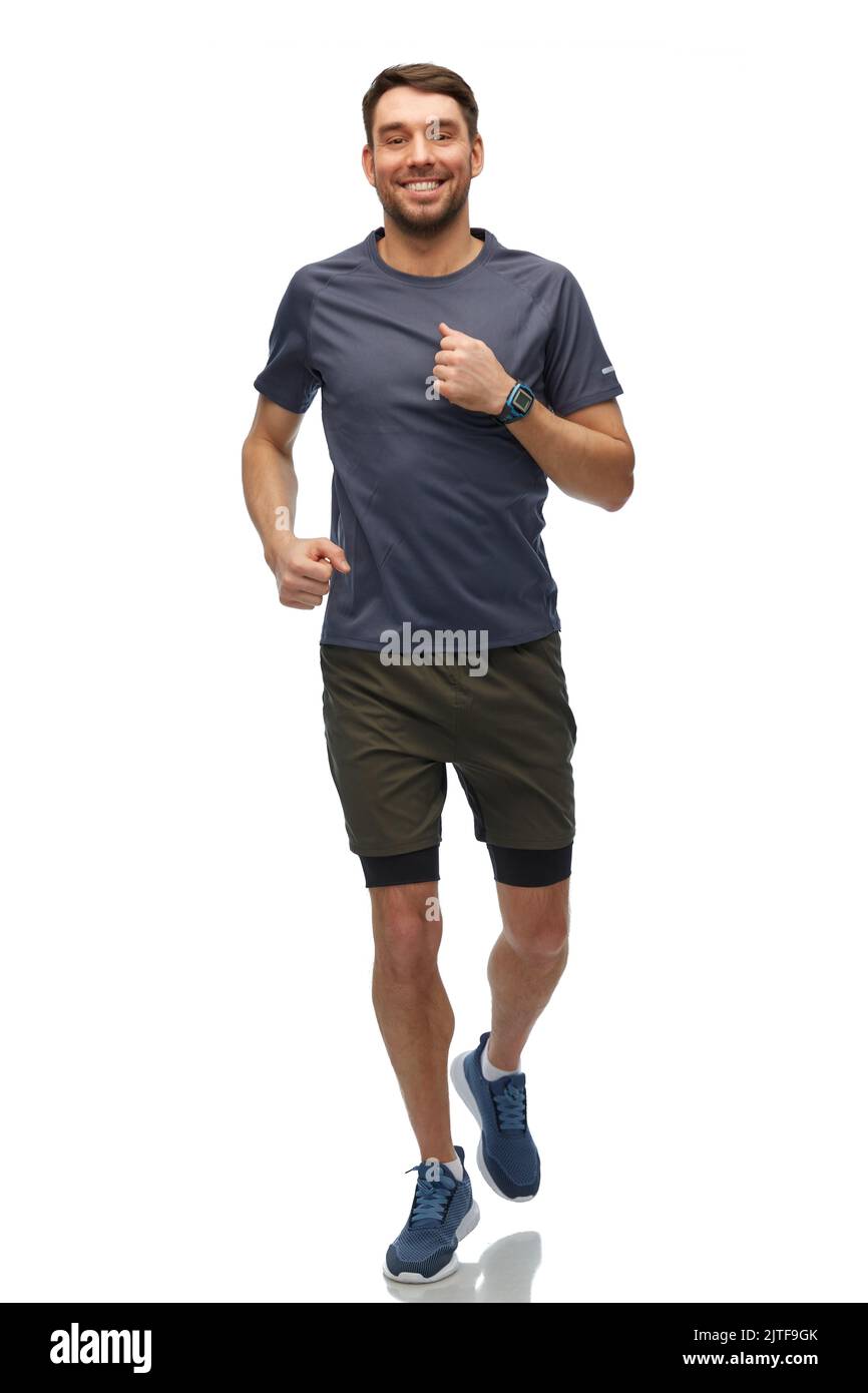 Smiling running hi-res stock photography and images - Alamy