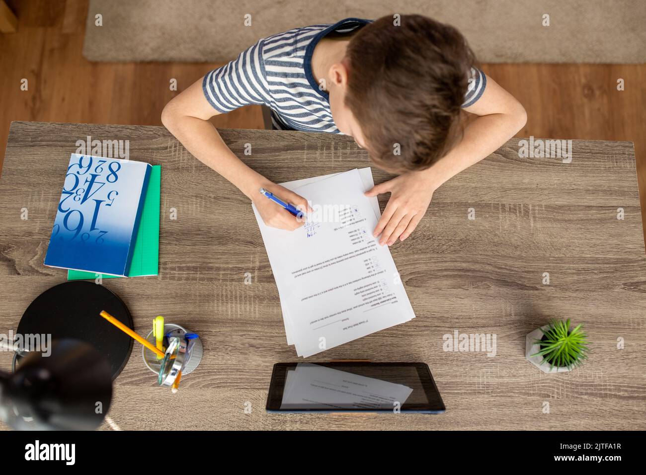 Eraser child preteen hi-res stock photography and images - Alamy