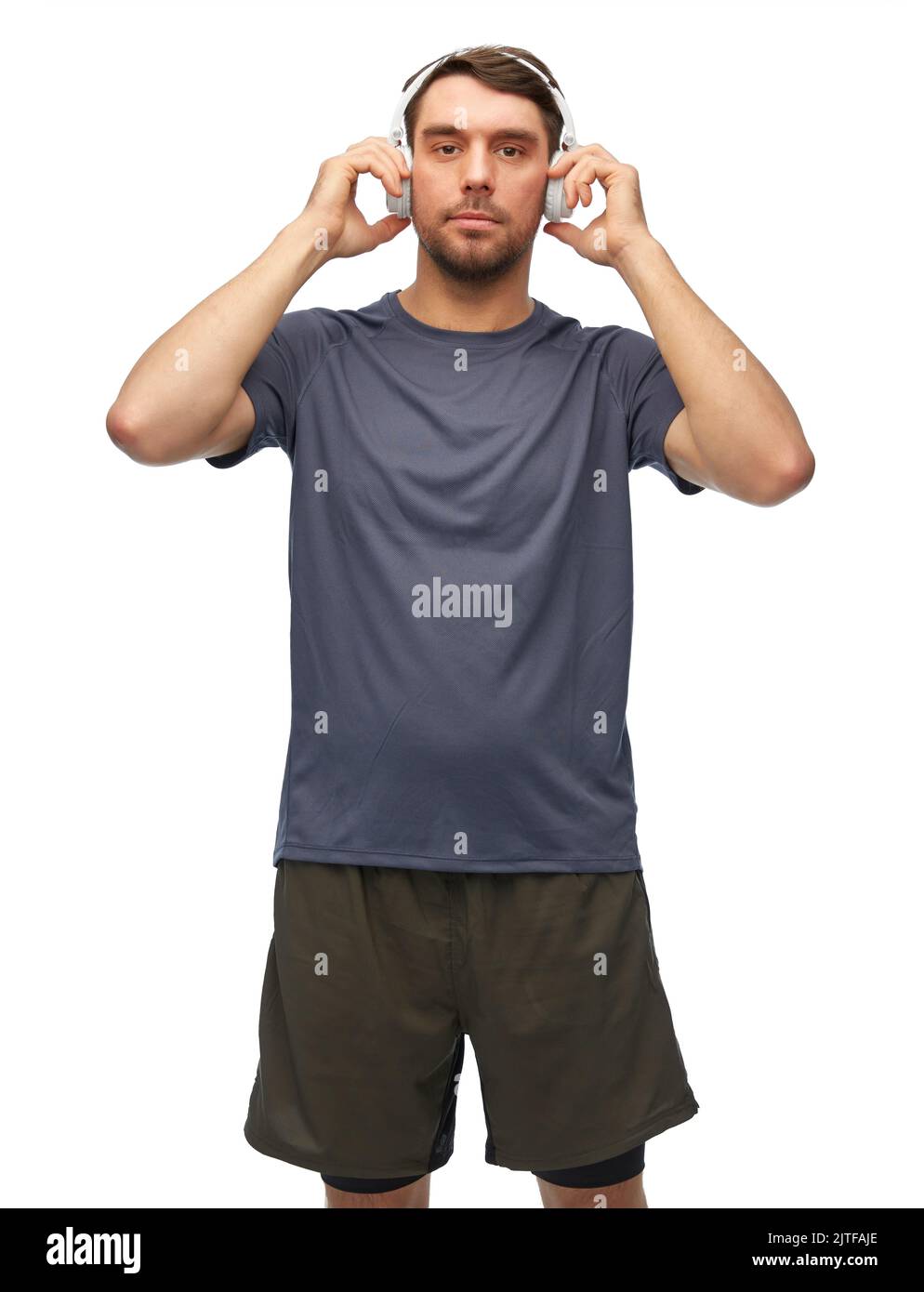 Athletic guy in sportswear Cut Out Stock Images & Pictures - Alamy