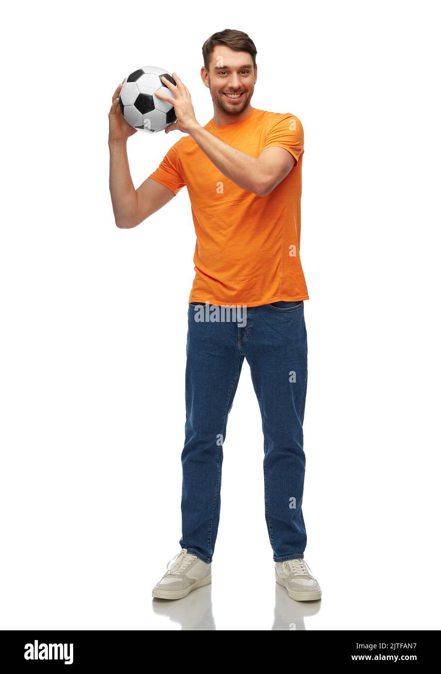 Man football shirt Cut Out Stock Images & Pictures - Alamy