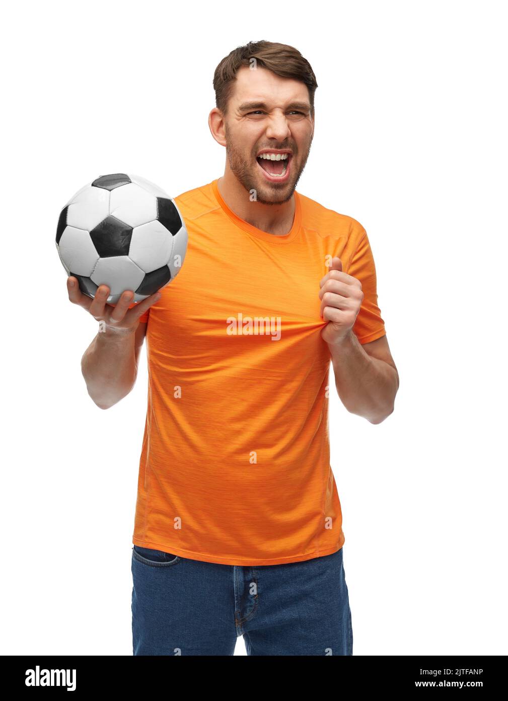 Sport football celebrating smiling hi-res stock photography and images ...