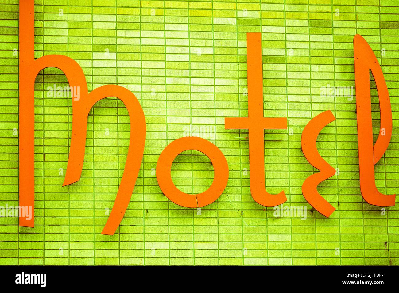 Vintage motel sign on hi-res stock photography and images - Alamy