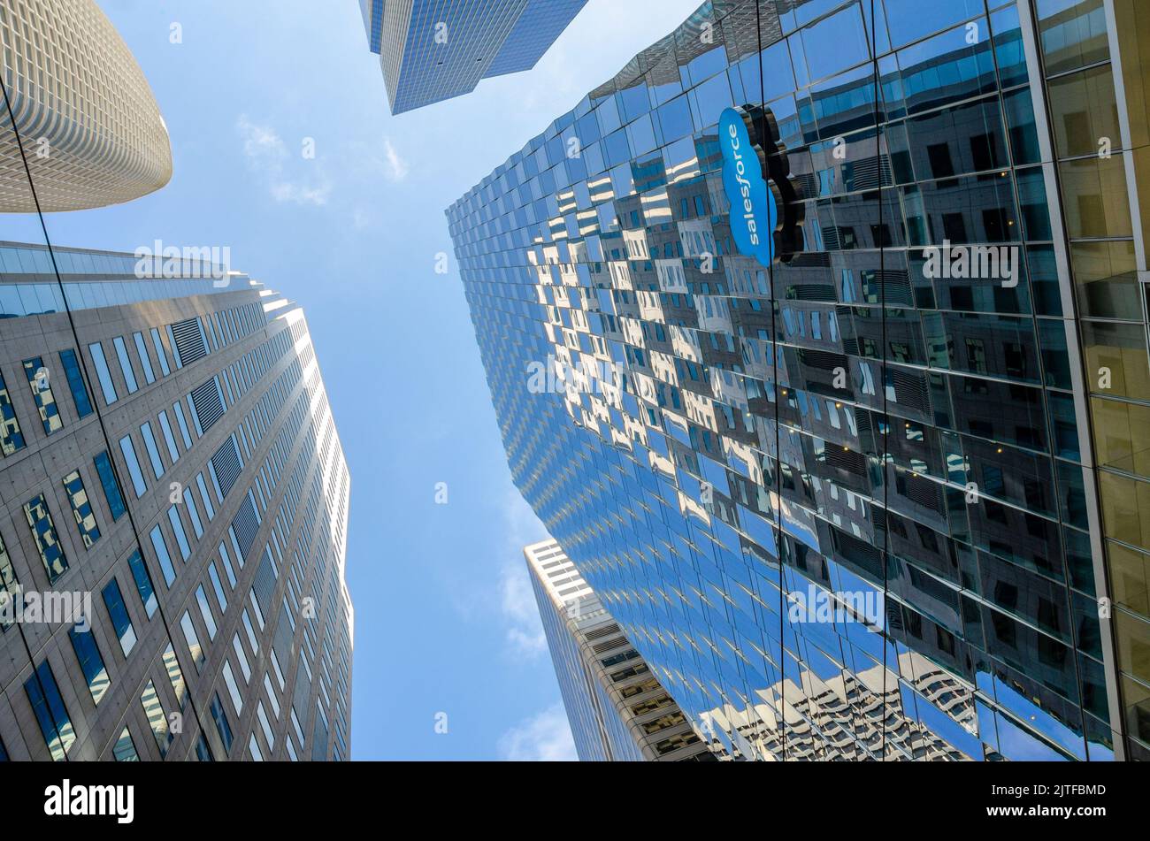 Fremont tower salesforce tower hi-res stock photography and images - Alamy