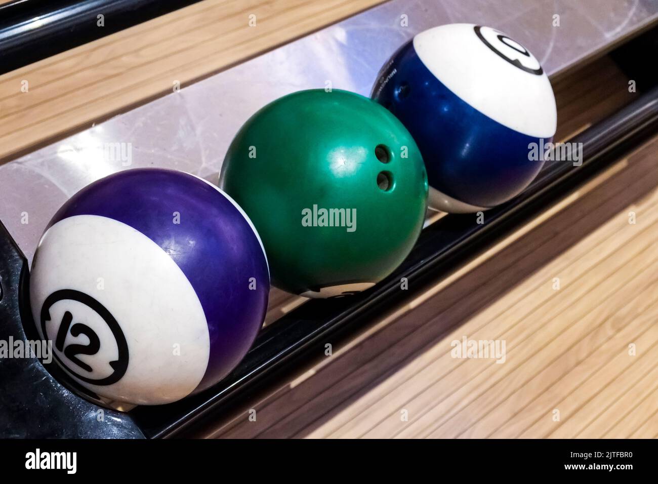 Bowling equipment hi-res stock photography and images - Alamy