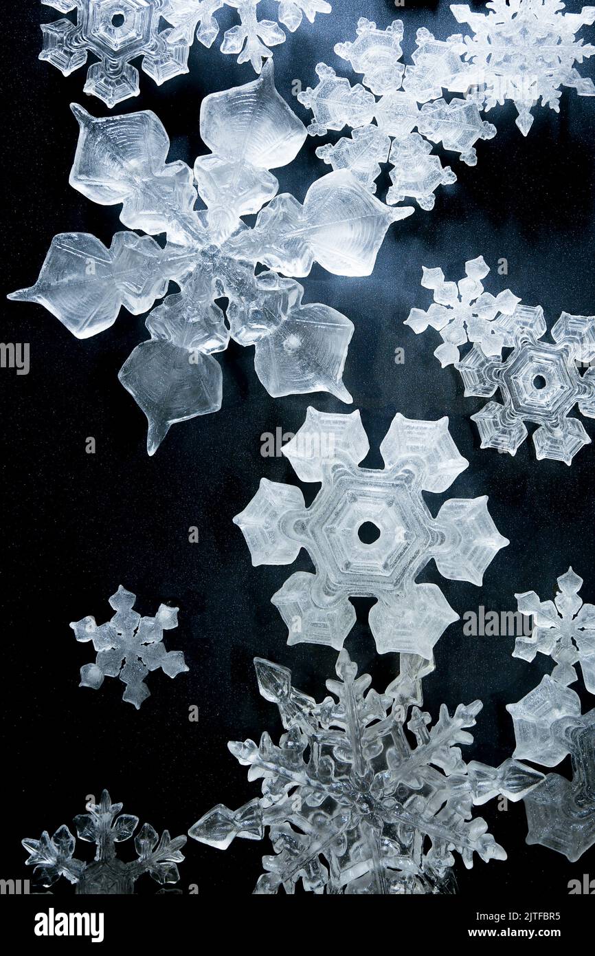 Extreme close up snowflake hi-res stock photography and images - Alamy