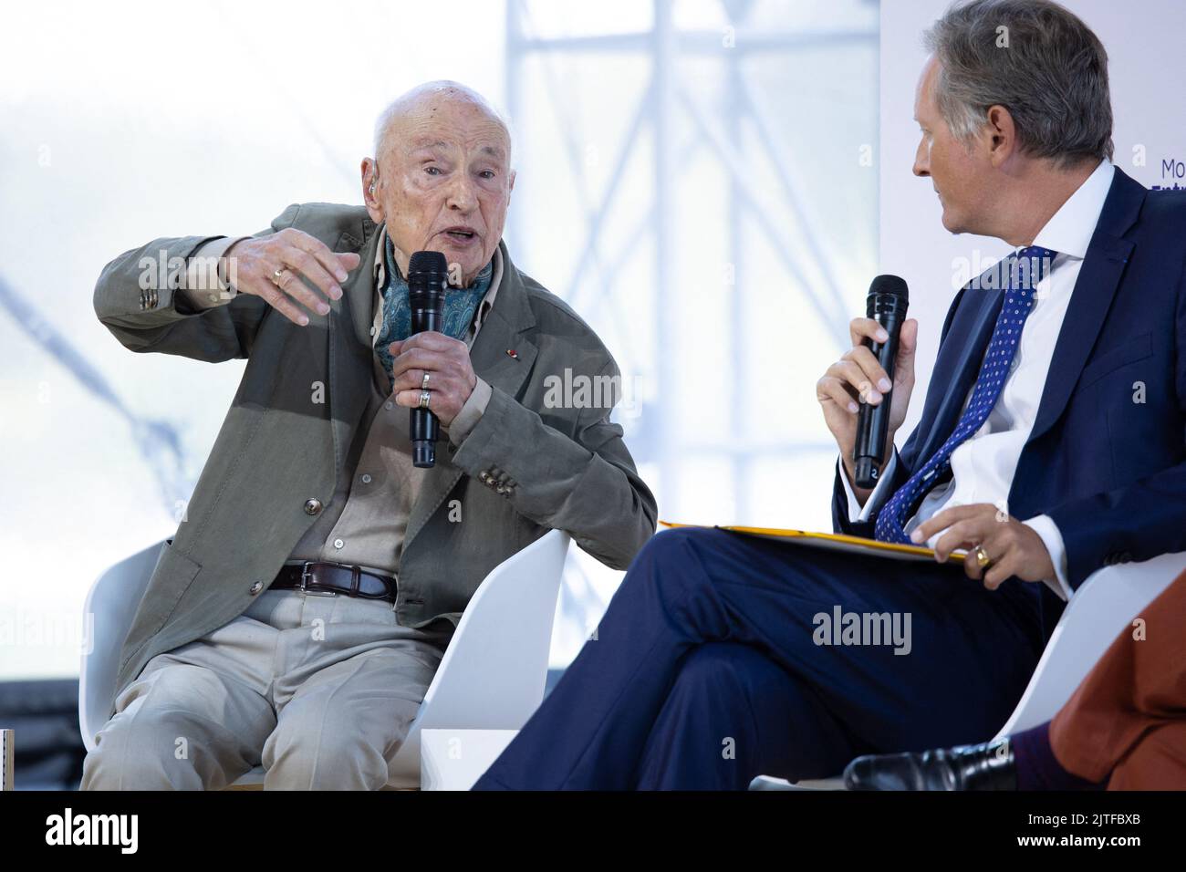 French Sociologist and Philosopher Edgar Morin attends the French ...