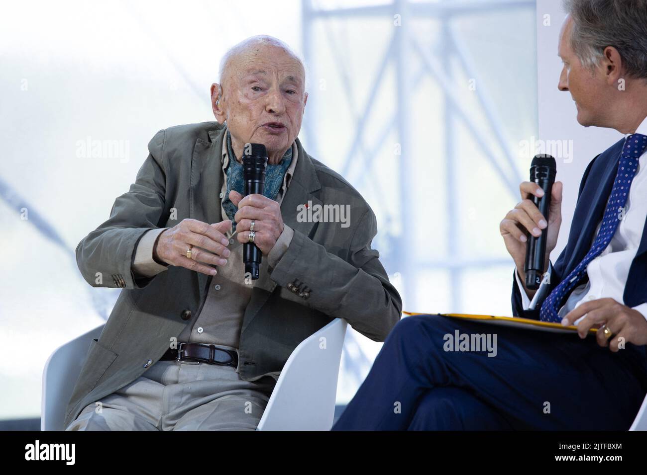 French Sociologist and Philosopher Edgar Morin attends the French ...