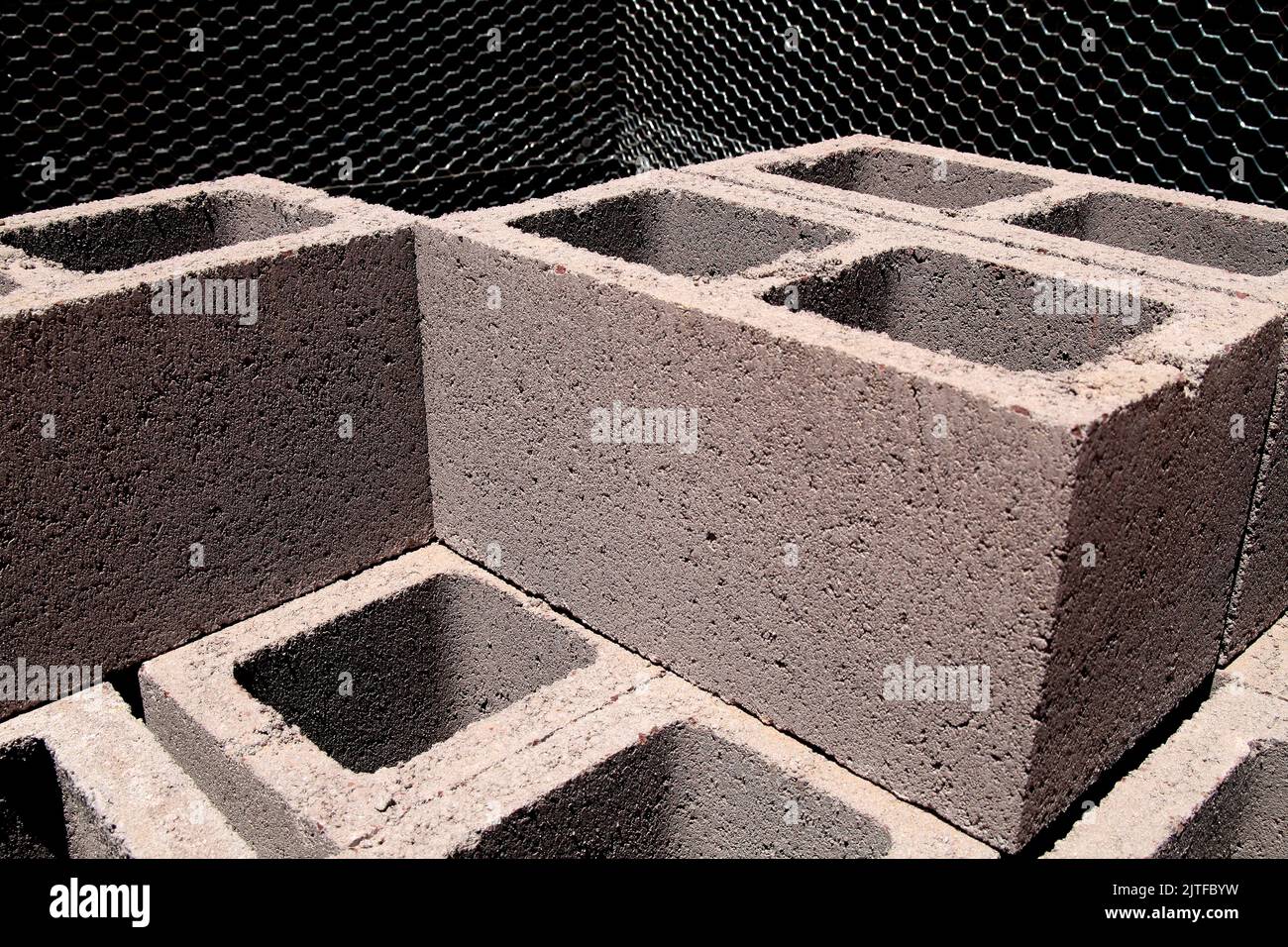 Concrete blocks for construction Stock Photo - Alamy