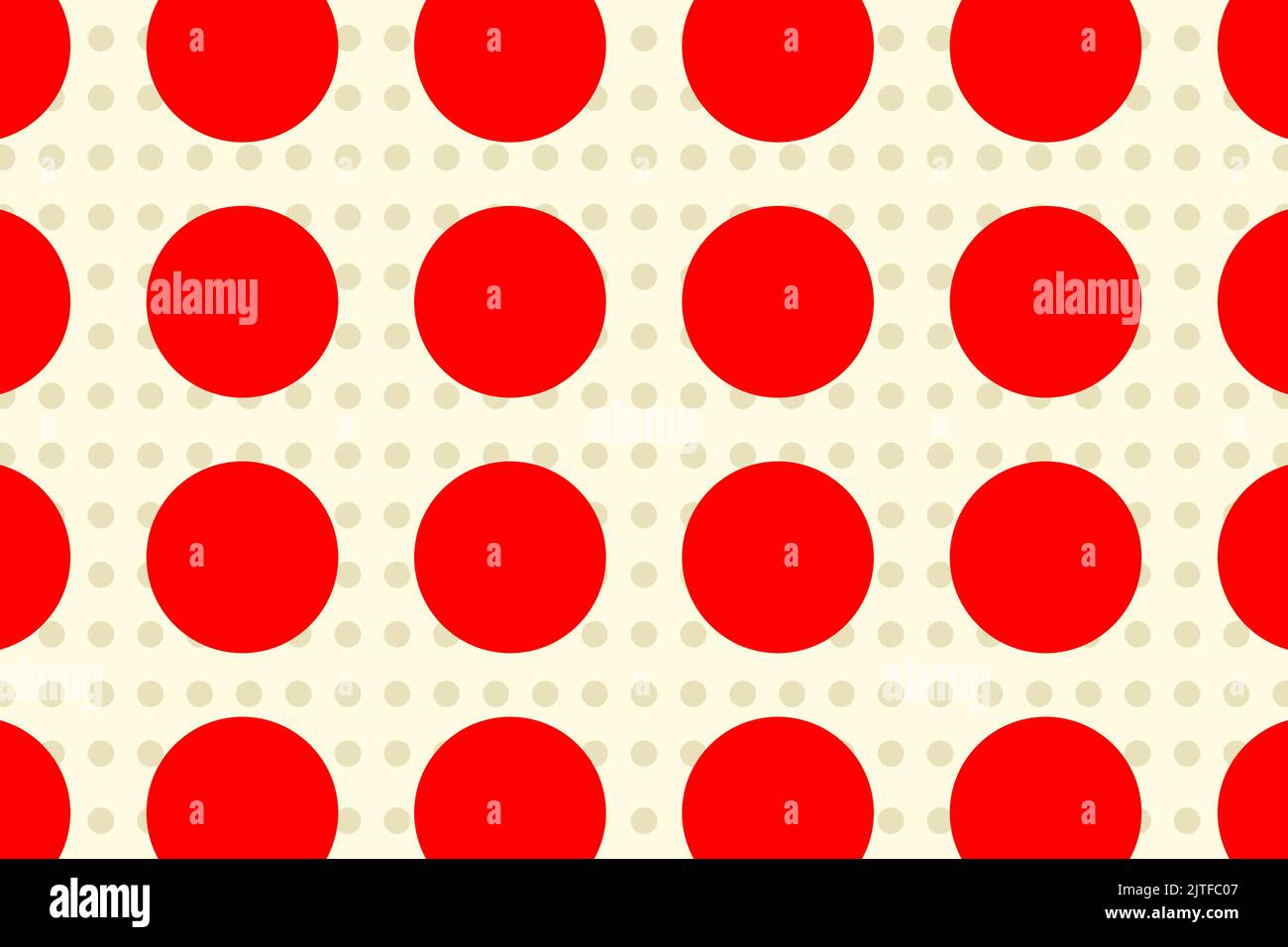 Flat design red polka dot background Vector illustration Stock Vector ...