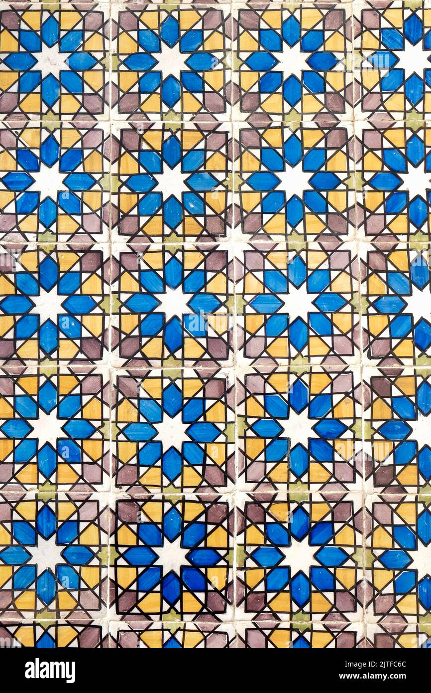 Portugal, Sintra, Traditional Portuguese ceramic tiles Azuelos Stock ...