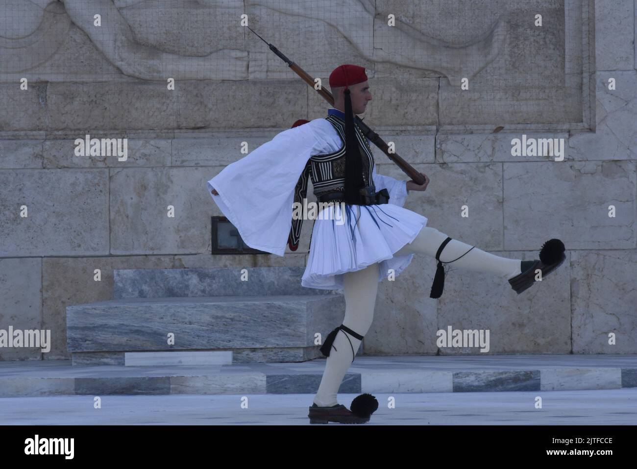 Fustanella evzone hi-res stock photography and images - Alamy