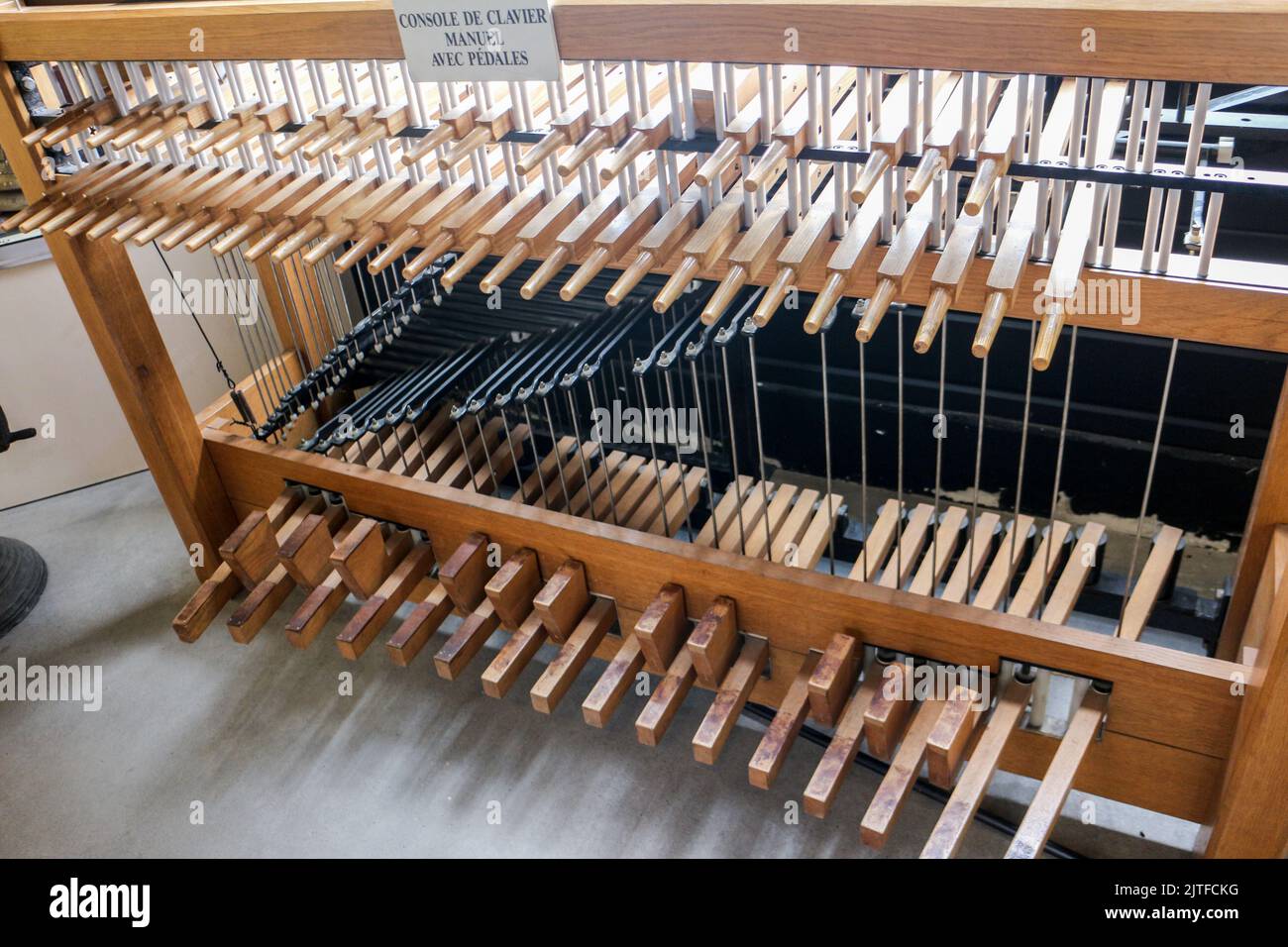 Musée PACCARD, ANNECY : Chime keyboard Stock Photo - Alamy