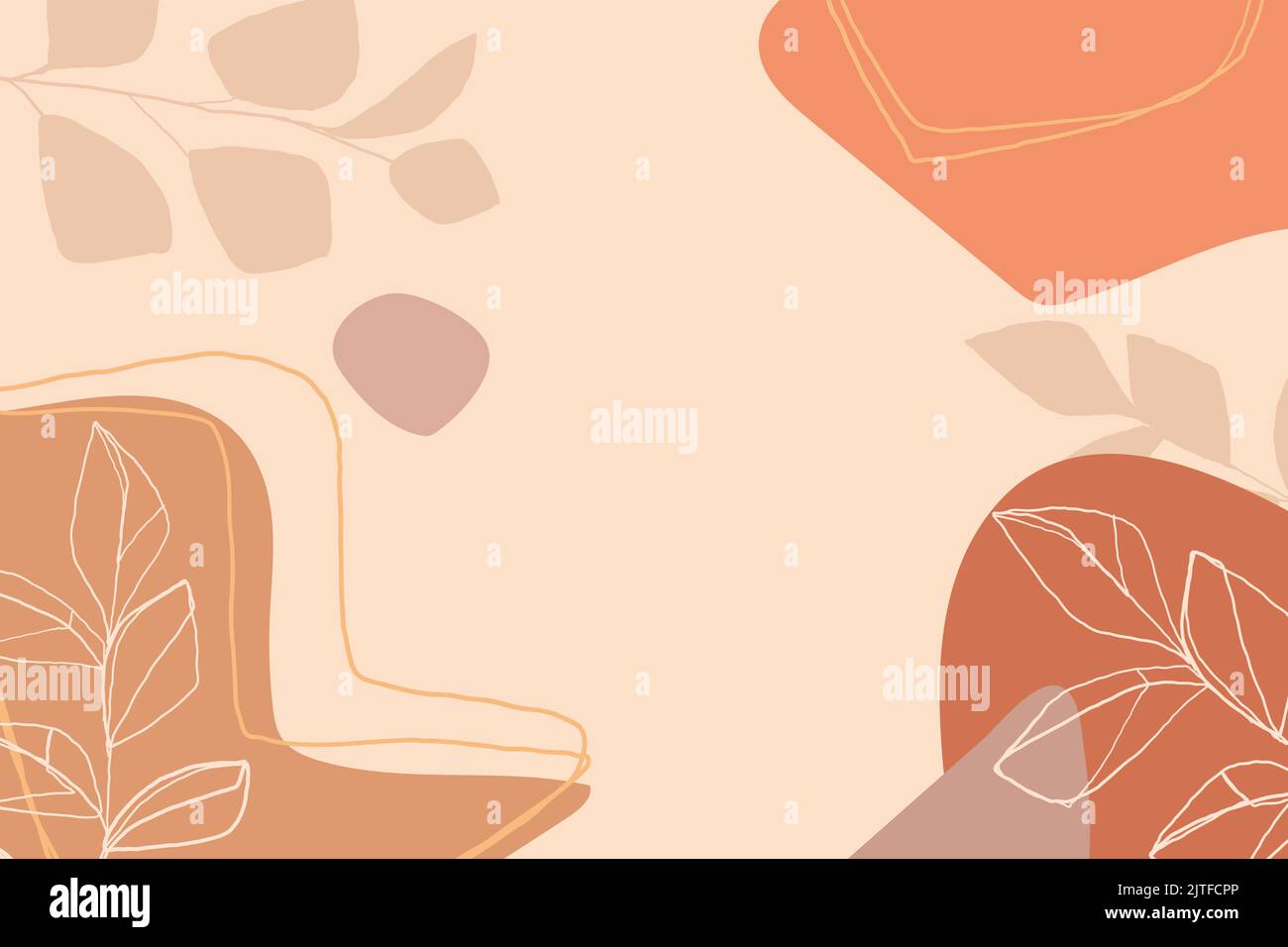 Hand drawn terracotta background Vector illustration Stock Vector Image ...