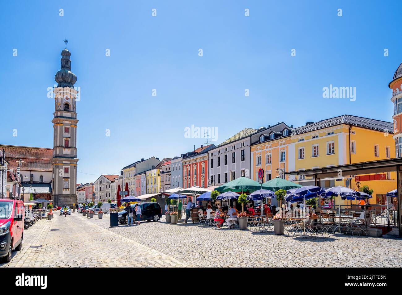 Historical city of Deggendorf, Bavaria, Germany Stock Photo - Alamy