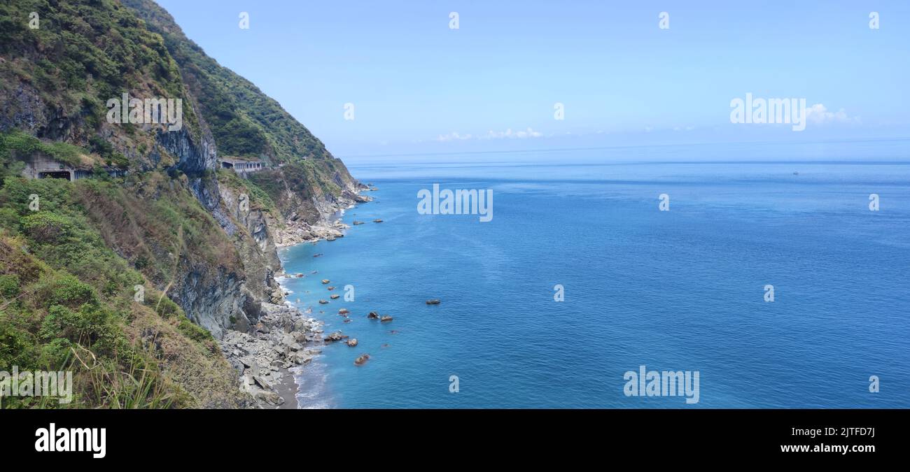 Suhua Highway, Yilan - Aug 29, 2022 : Chingshui Ocean cliffs are the ...