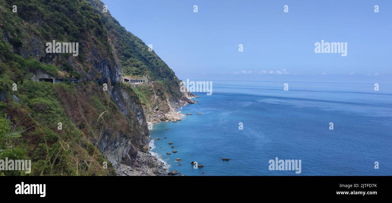 Suhua Highway, Yilan - Aug 29, 2022 : Chingshui Ocean cliffs are the ...