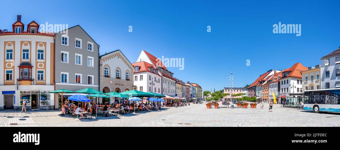 Historical city of Straubing, Germany Stock Photo - Alamy