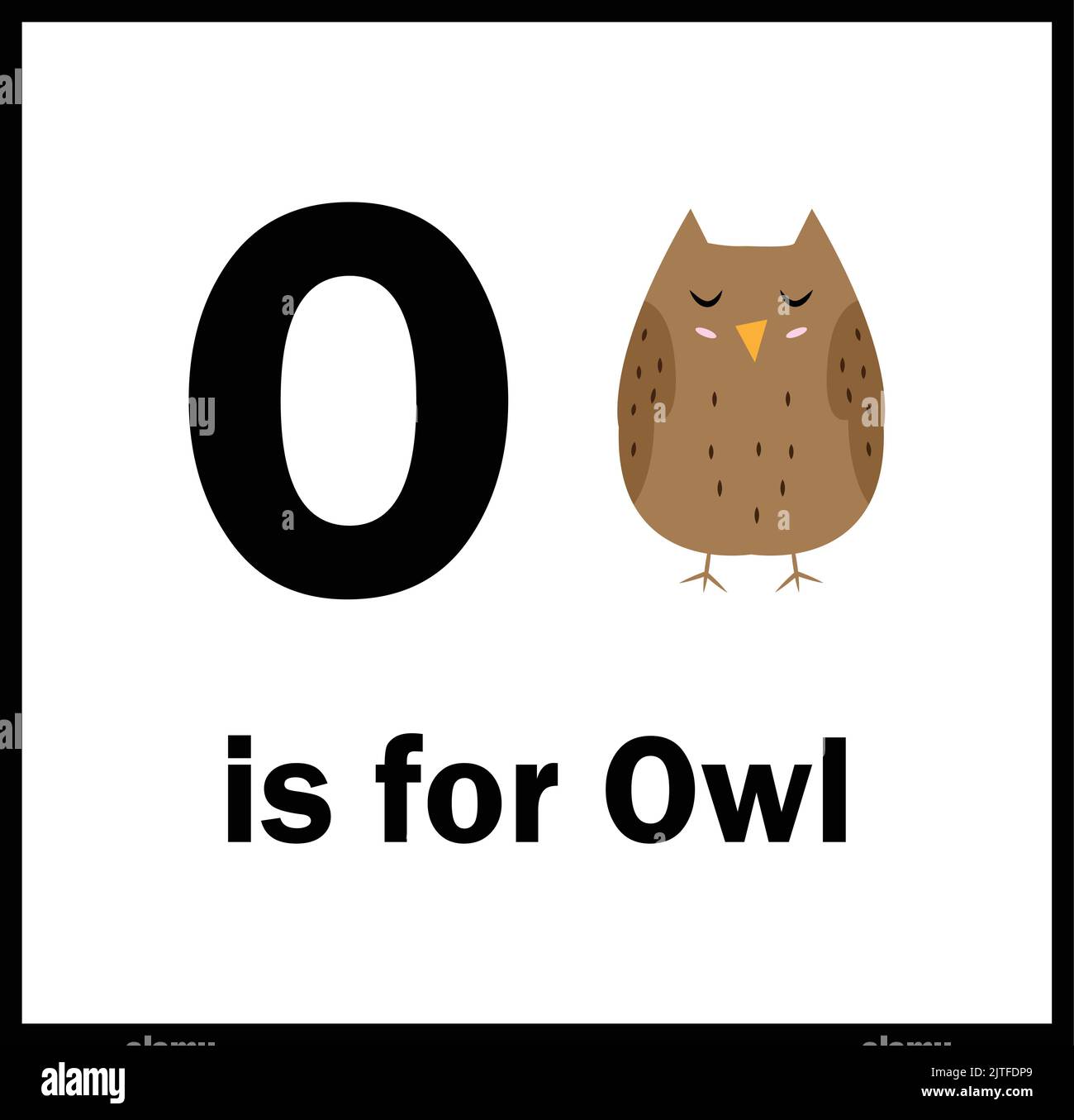 Owl alphabet hi-res stock photography and images - Alamy