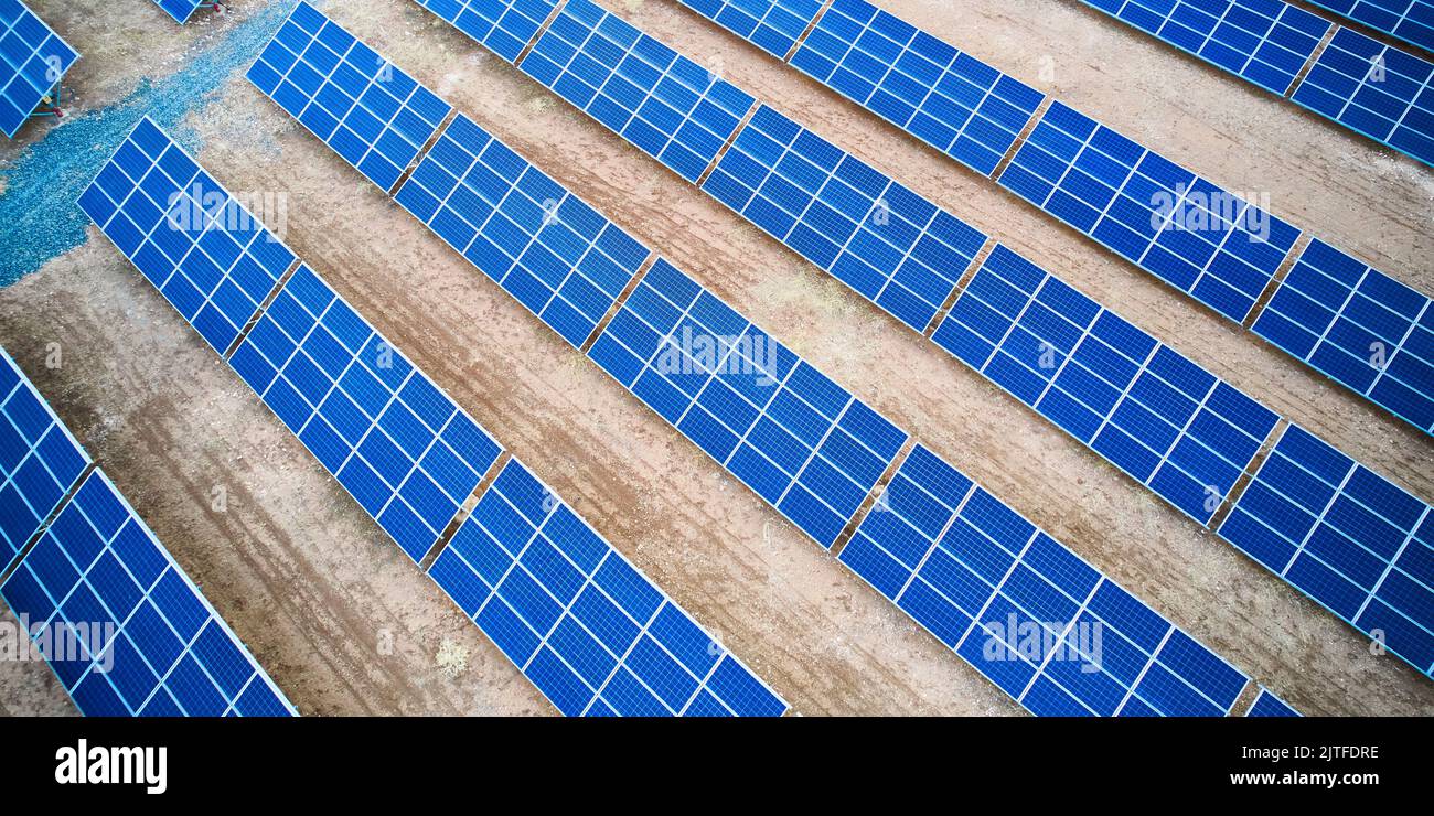 Solar photovoltaic power station in hi-res stock photography and images ...