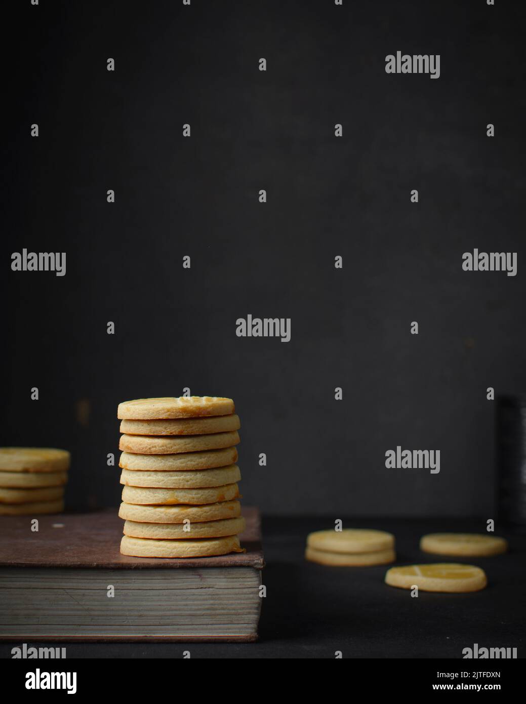 Sable Breton biscuits or stacked french butter cookies Stock Photo - Alamy
