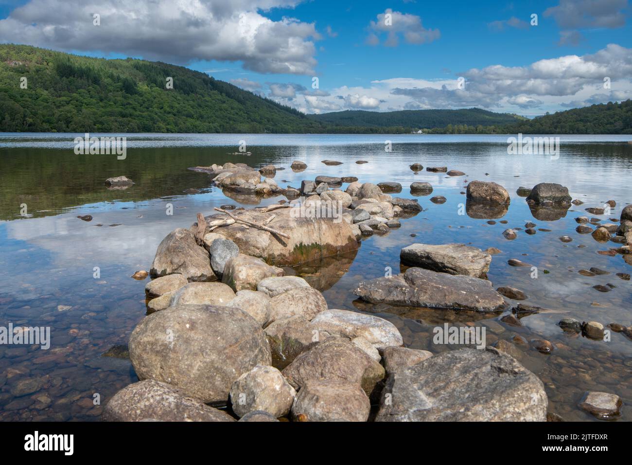 Loch Achilty, Contin, Highalnd, Scotland, UK Stock Photo - Alamy