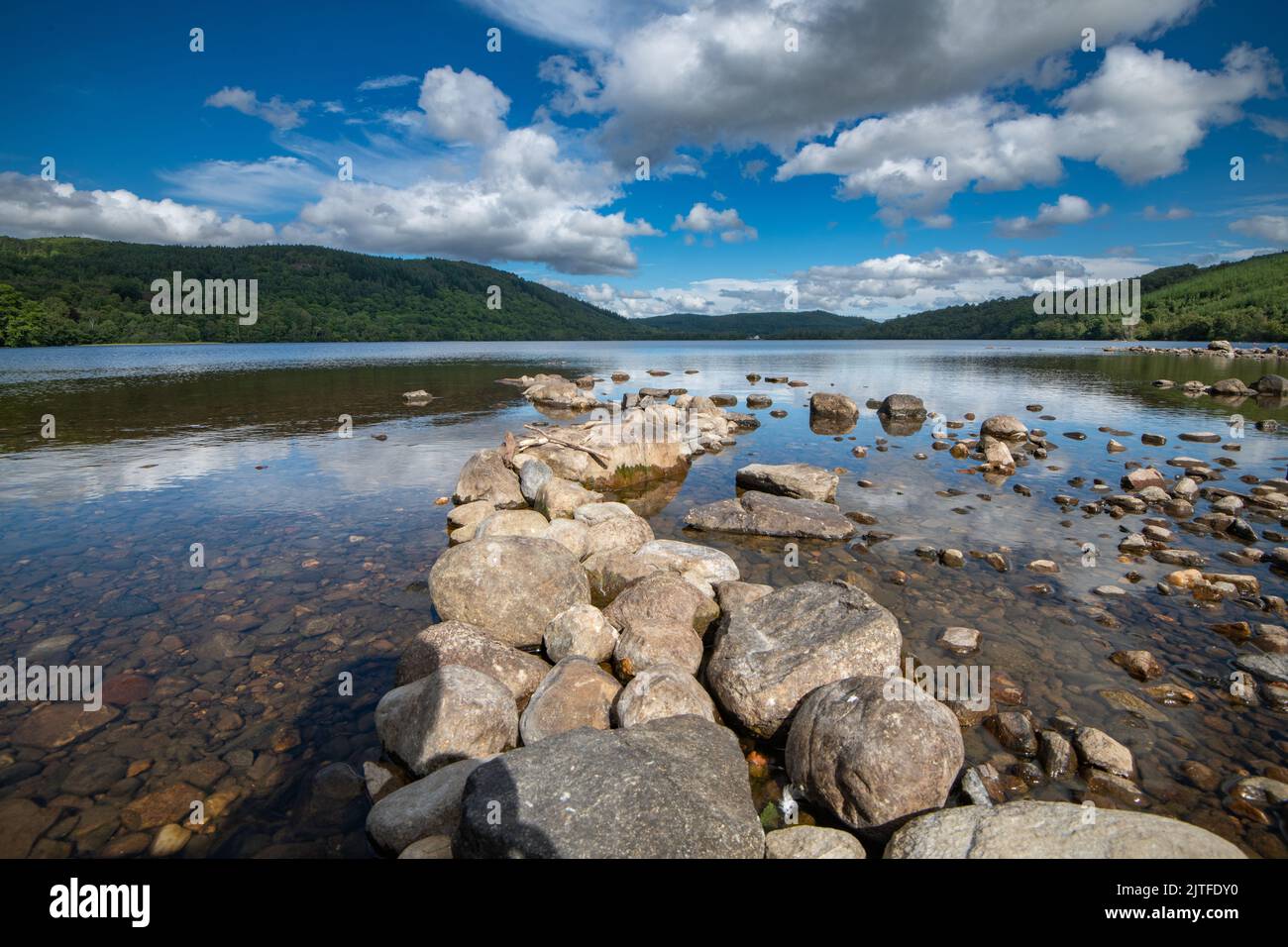 Loch Achilty, Contin, Highalnd, Scotland, UK Stock Photo - Alamy