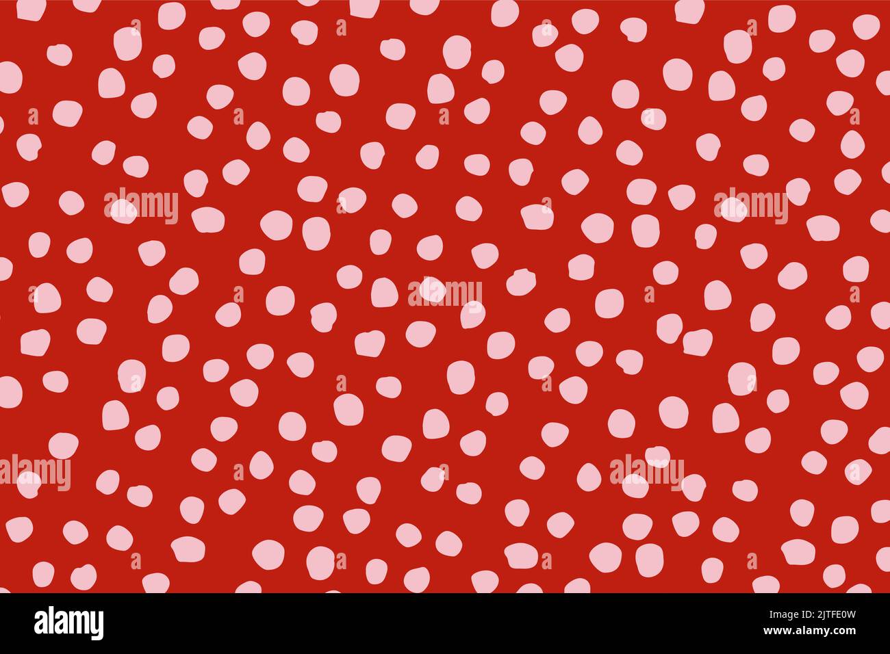Flat design red polka dot background Vector illustration Stock Vector Image & Art - Alamy