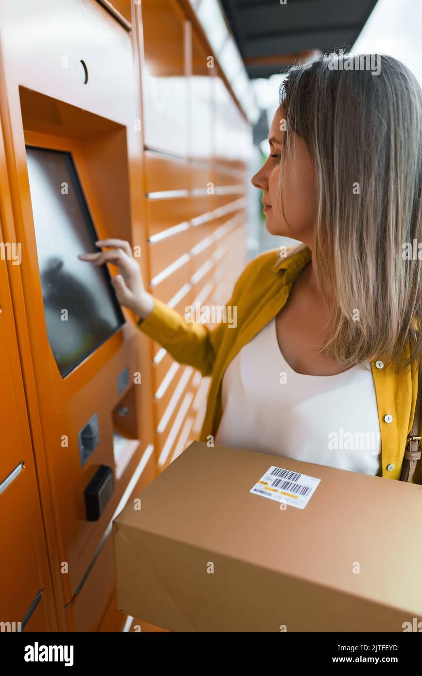 Automated postal box hi-res stock photography and images - Alamy