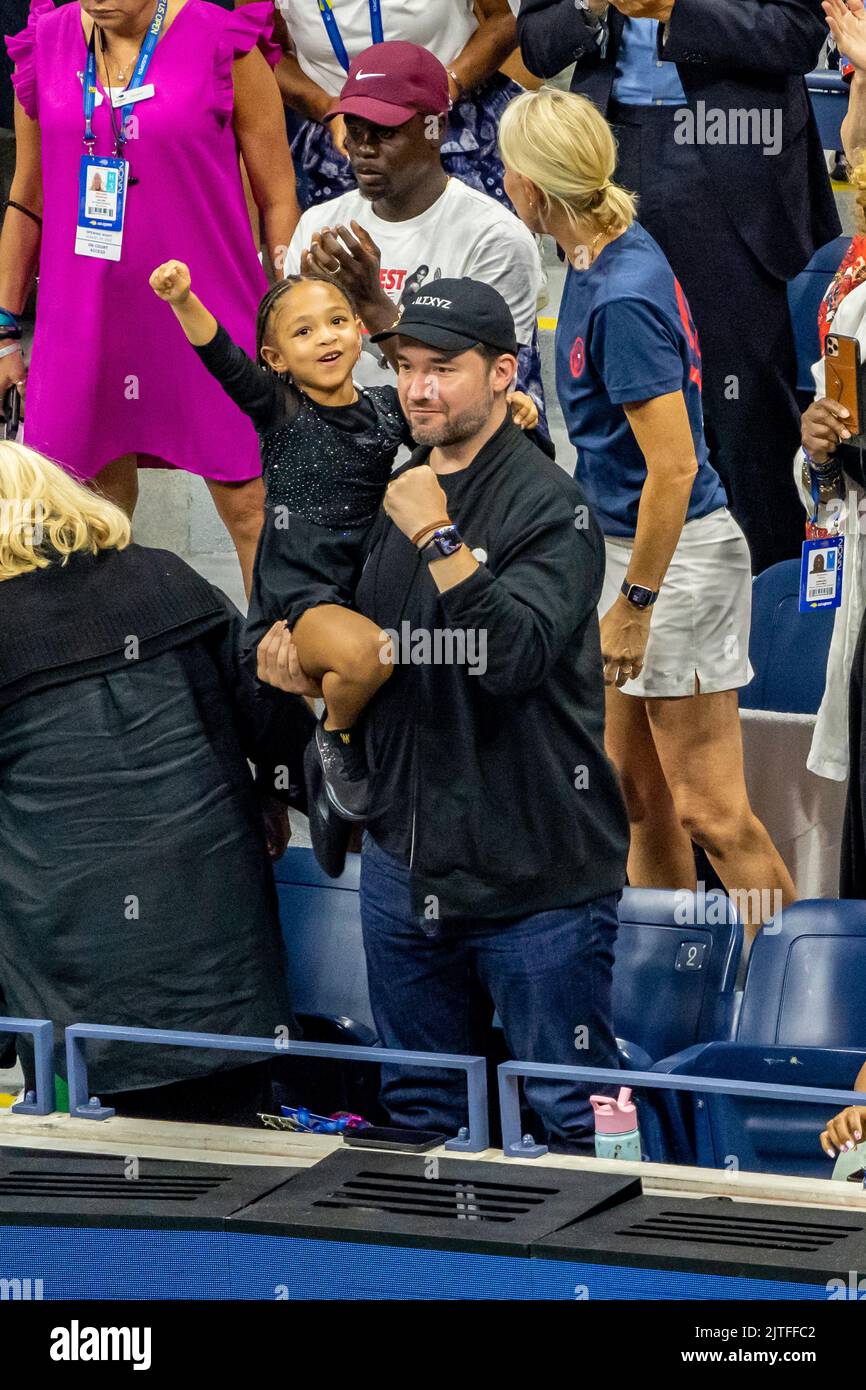 Serena Willaims' family and friends box while she was competing in the ...