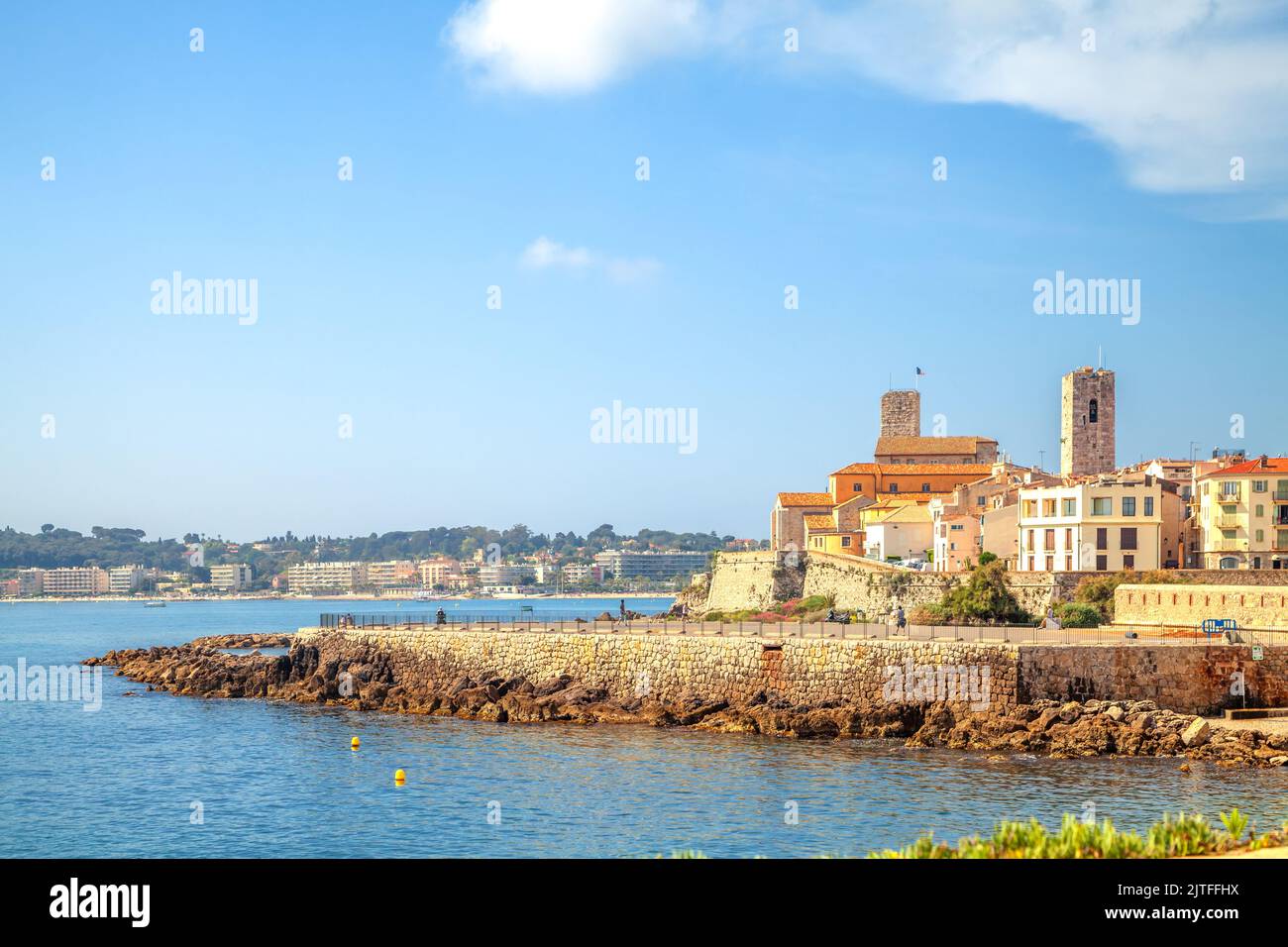 Beach of Antibes, Côte d'Azur, France Stock Photo - Alamy