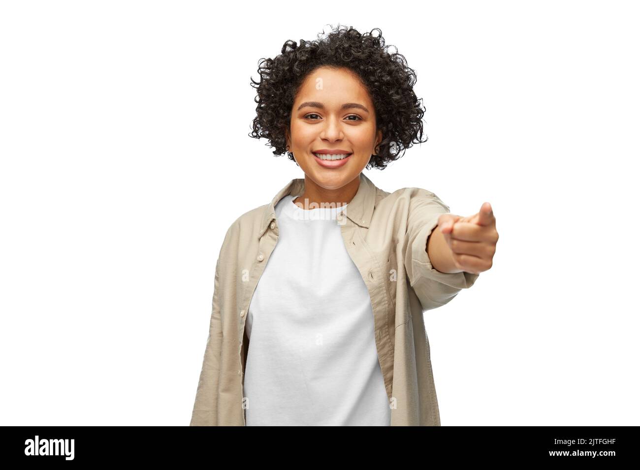 Finger pointing at camera hi-res stock photography and images - Alamy