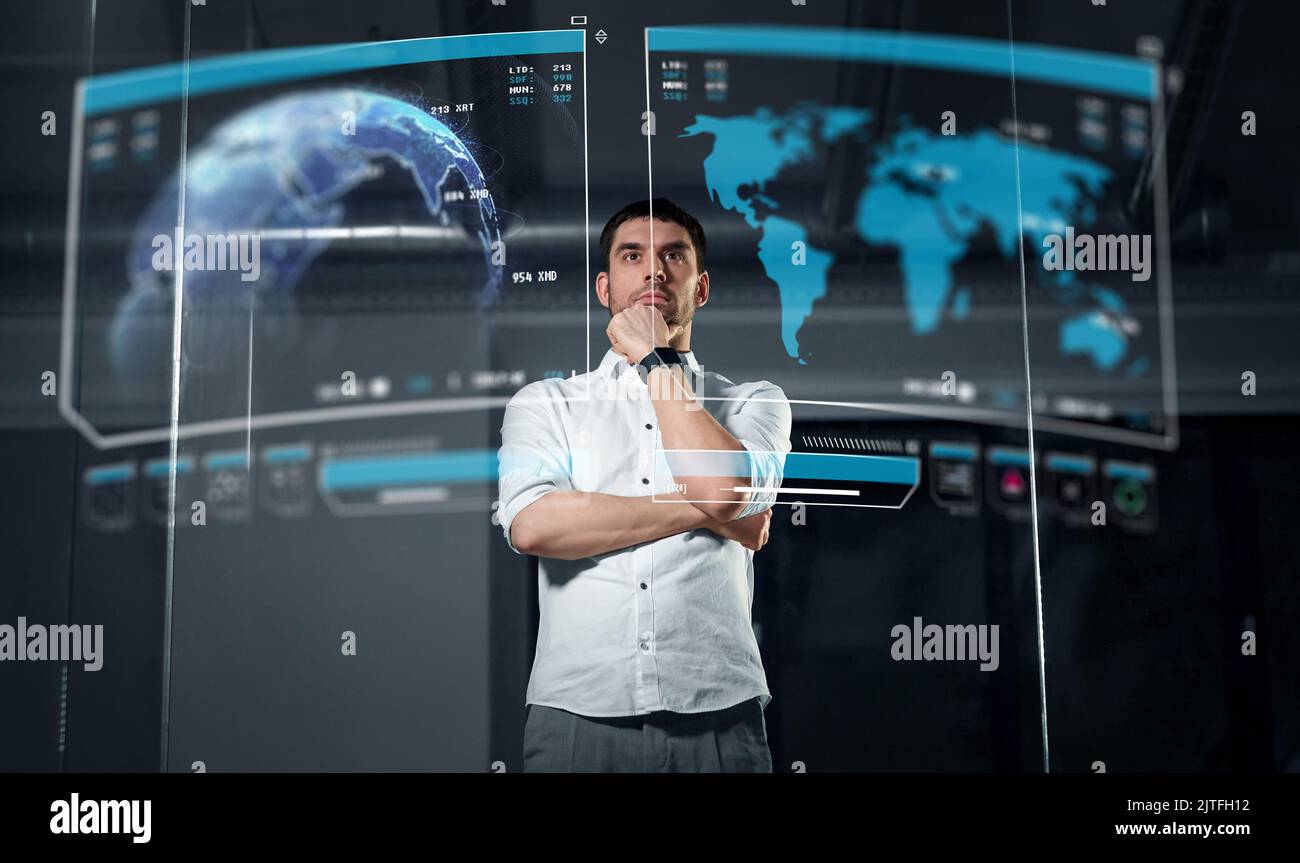 Projections on people hi-res stock photography and images - Alamy