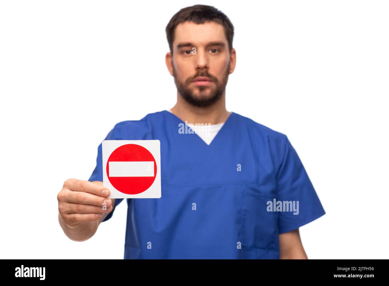 doctor or male nurse showing stop sign Stock Photo - Alamy doctor or male nurse showing stop sign Stock Photo - Alamy