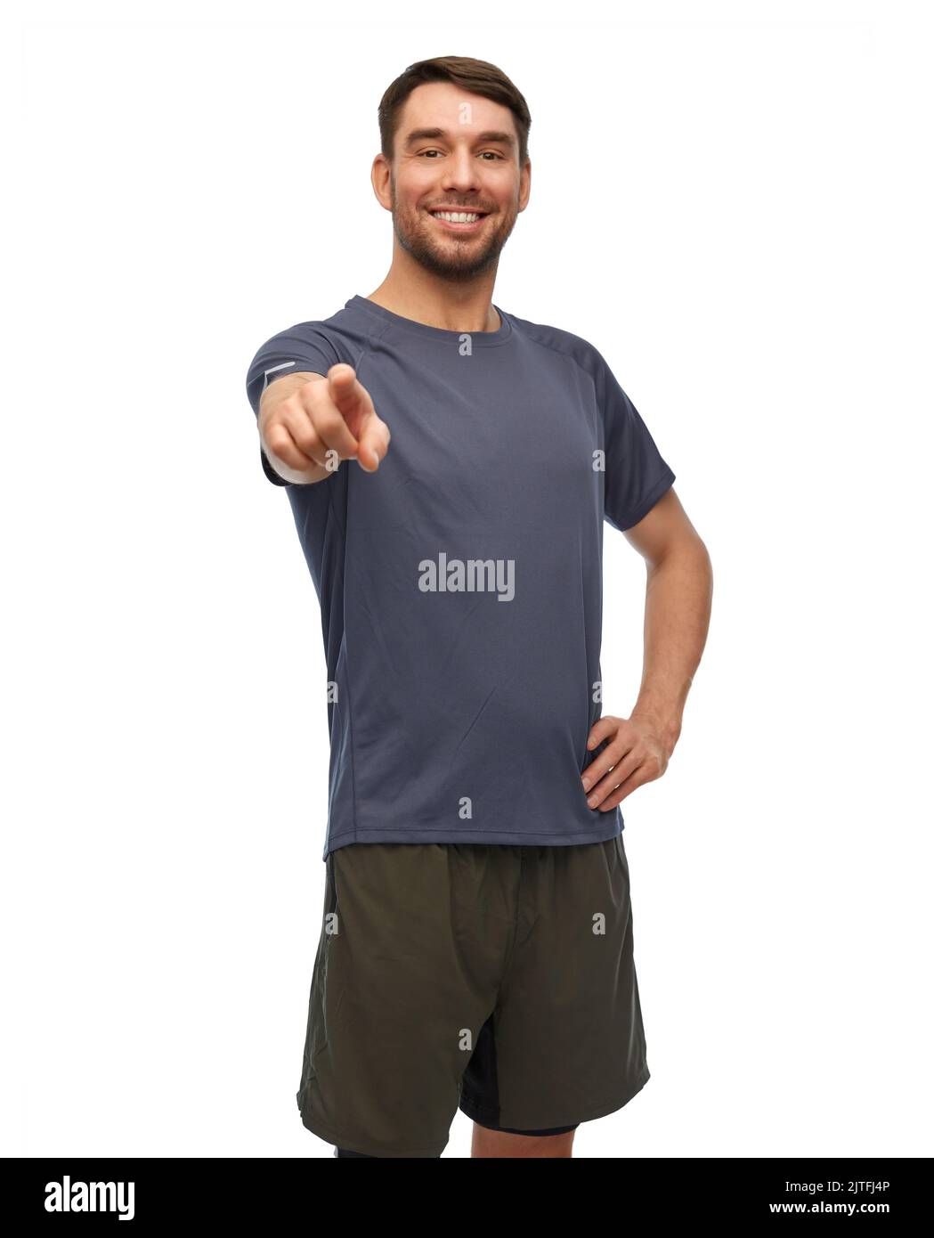 Direction pointing sports trainer hi-res stock photography and images ...