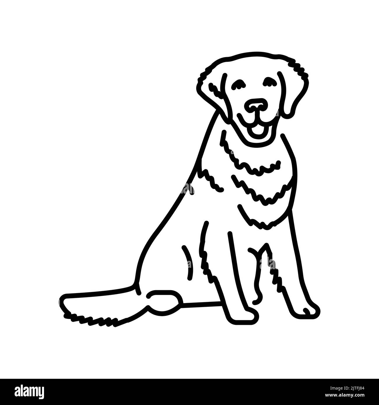Clipart Dog Sitting
