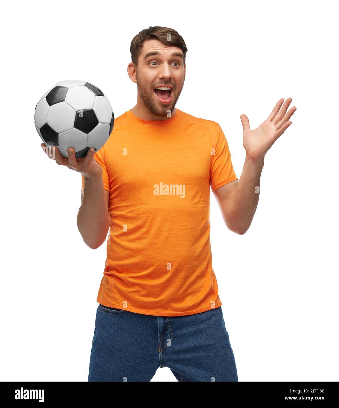 Sport football smiling football shirt hi-res stock photography and ...