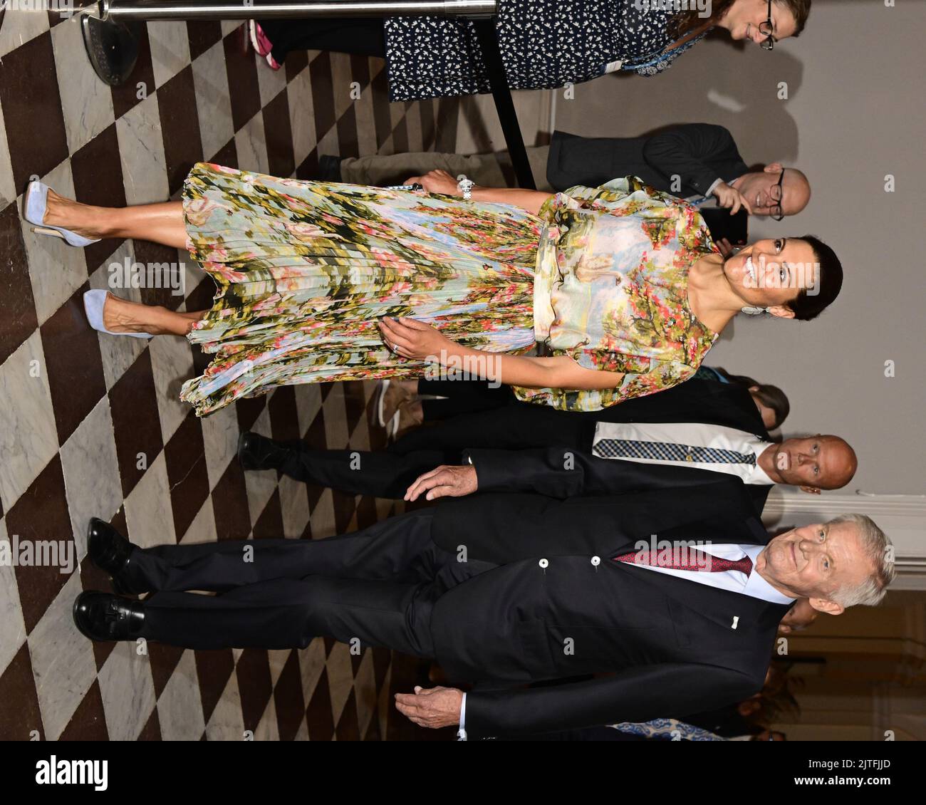 STOCKHOLM 20220830 Crown Princess Victoria and Peter Forsman, CEO of ...