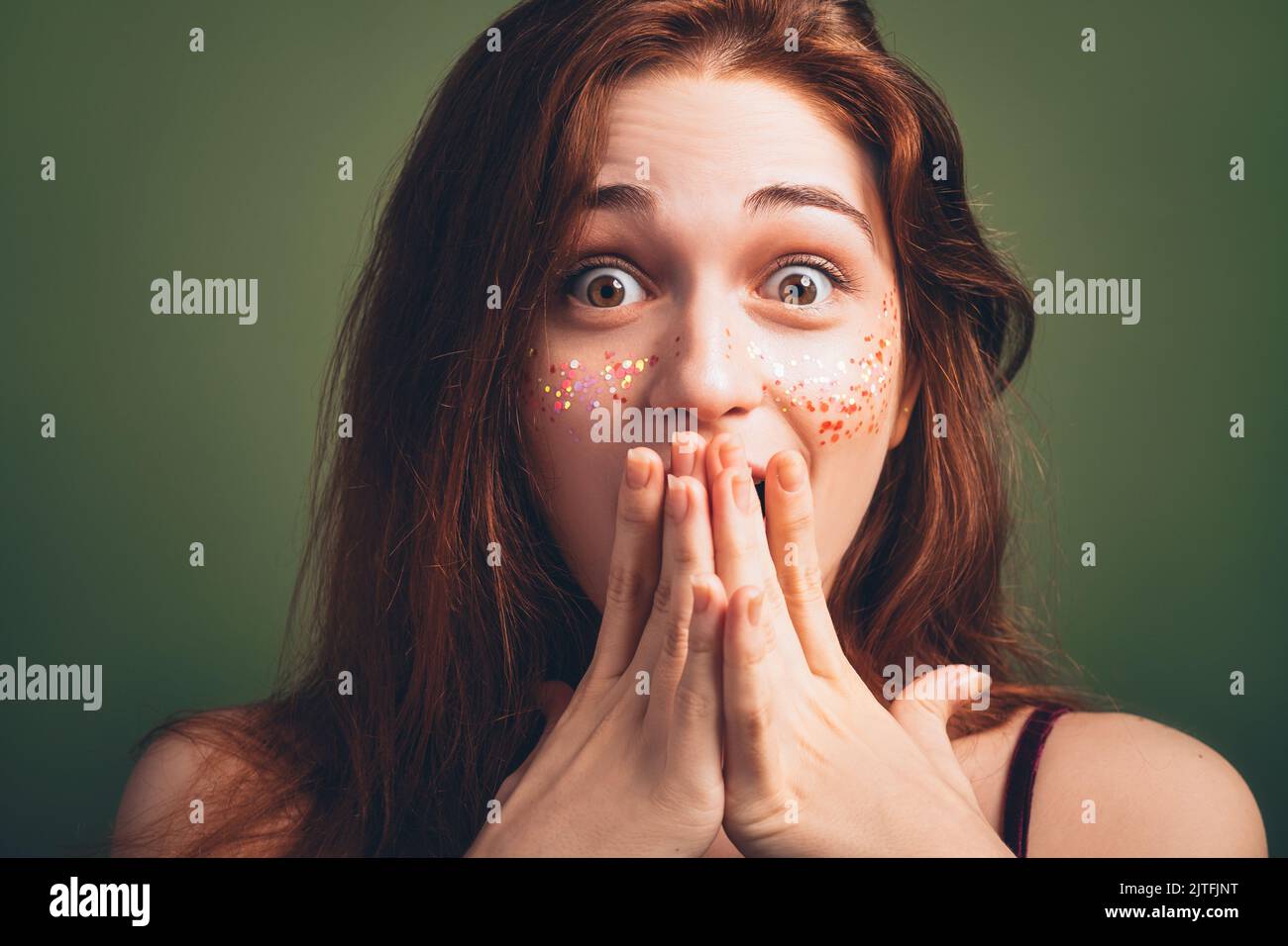 Portrait and expression mouth hi-res stock photography and images - Alamy