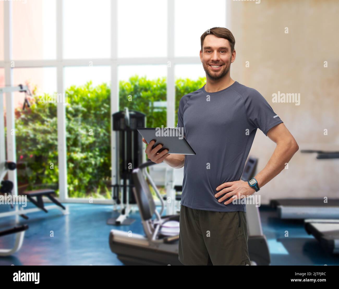 Gym technology hi-res stock photography and images - Alamy