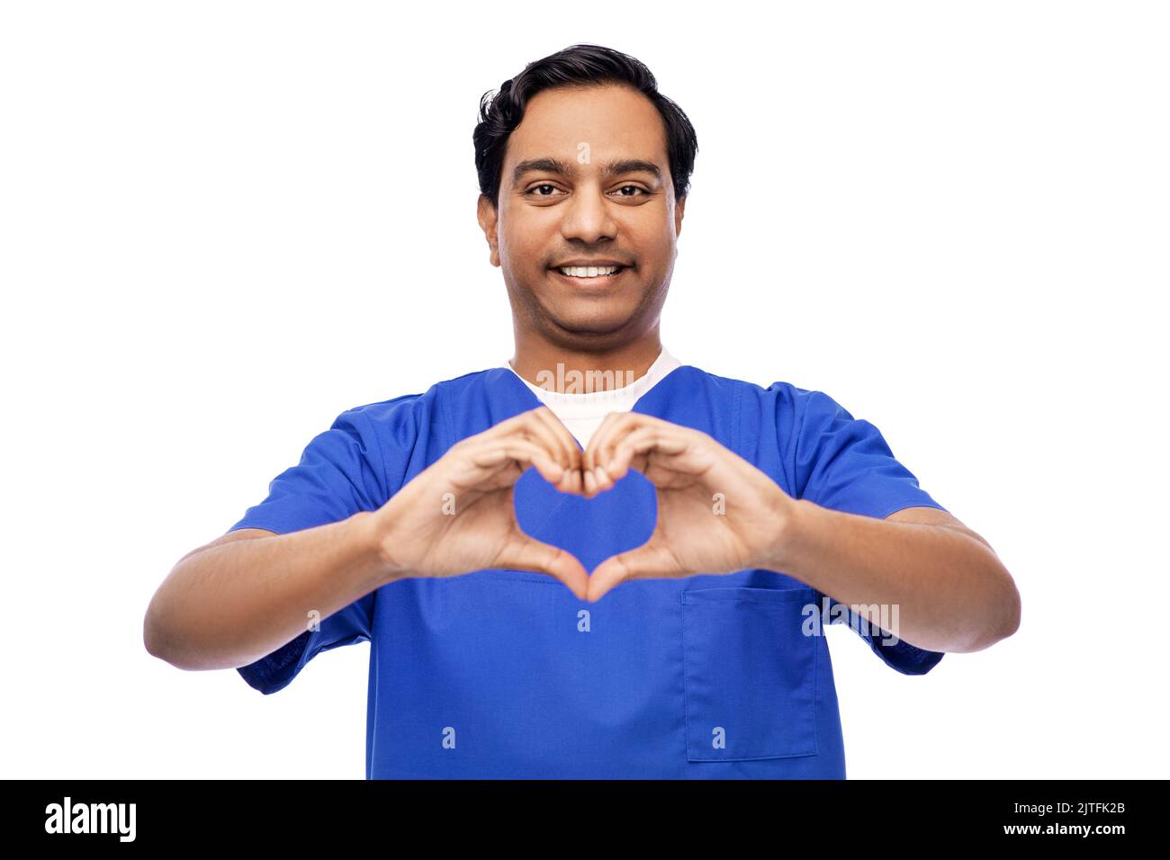 Indian hand heart hi-res stock photography and images - Alamy