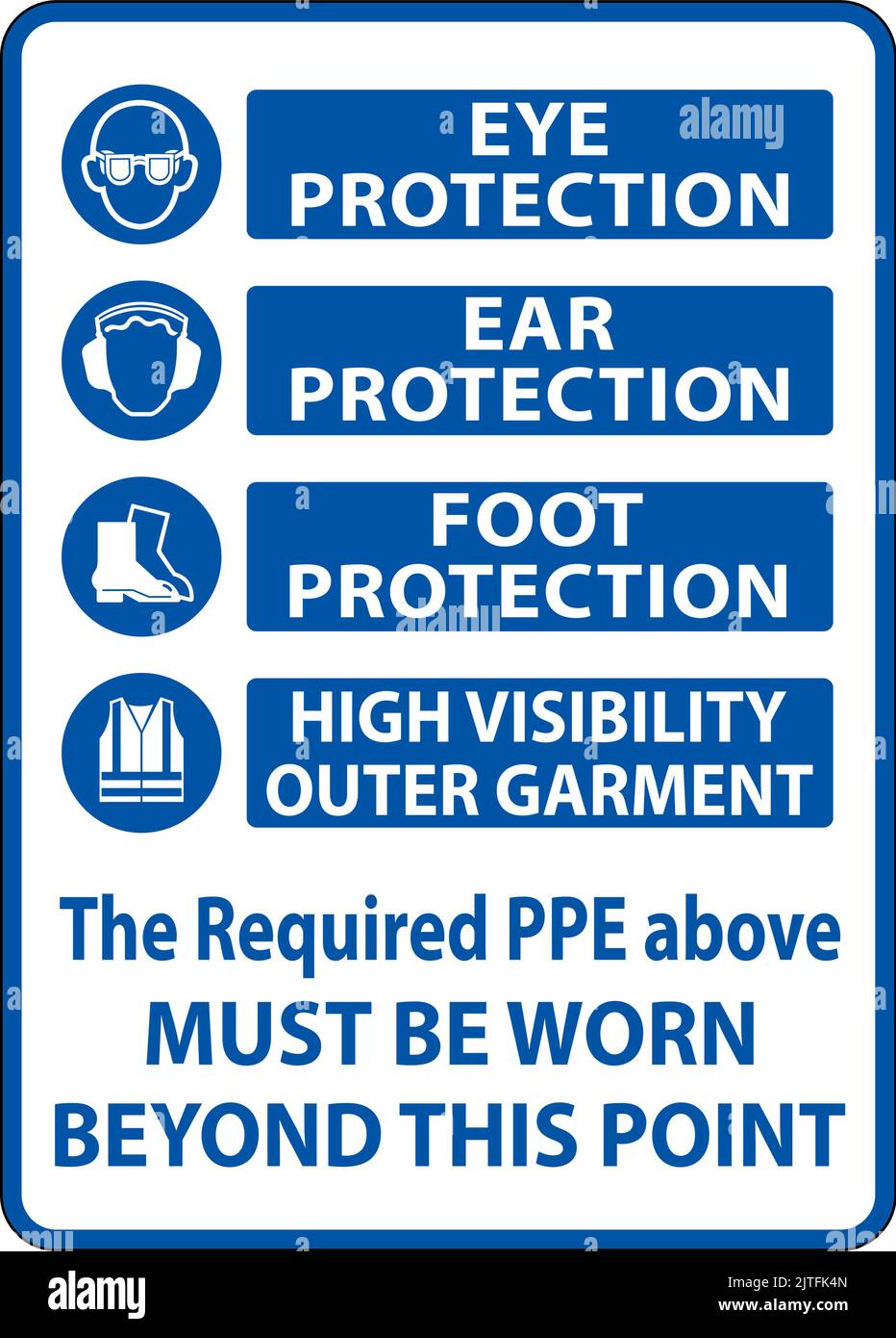 Ppe required symbol sign hi-res stock photography and images - Alamy